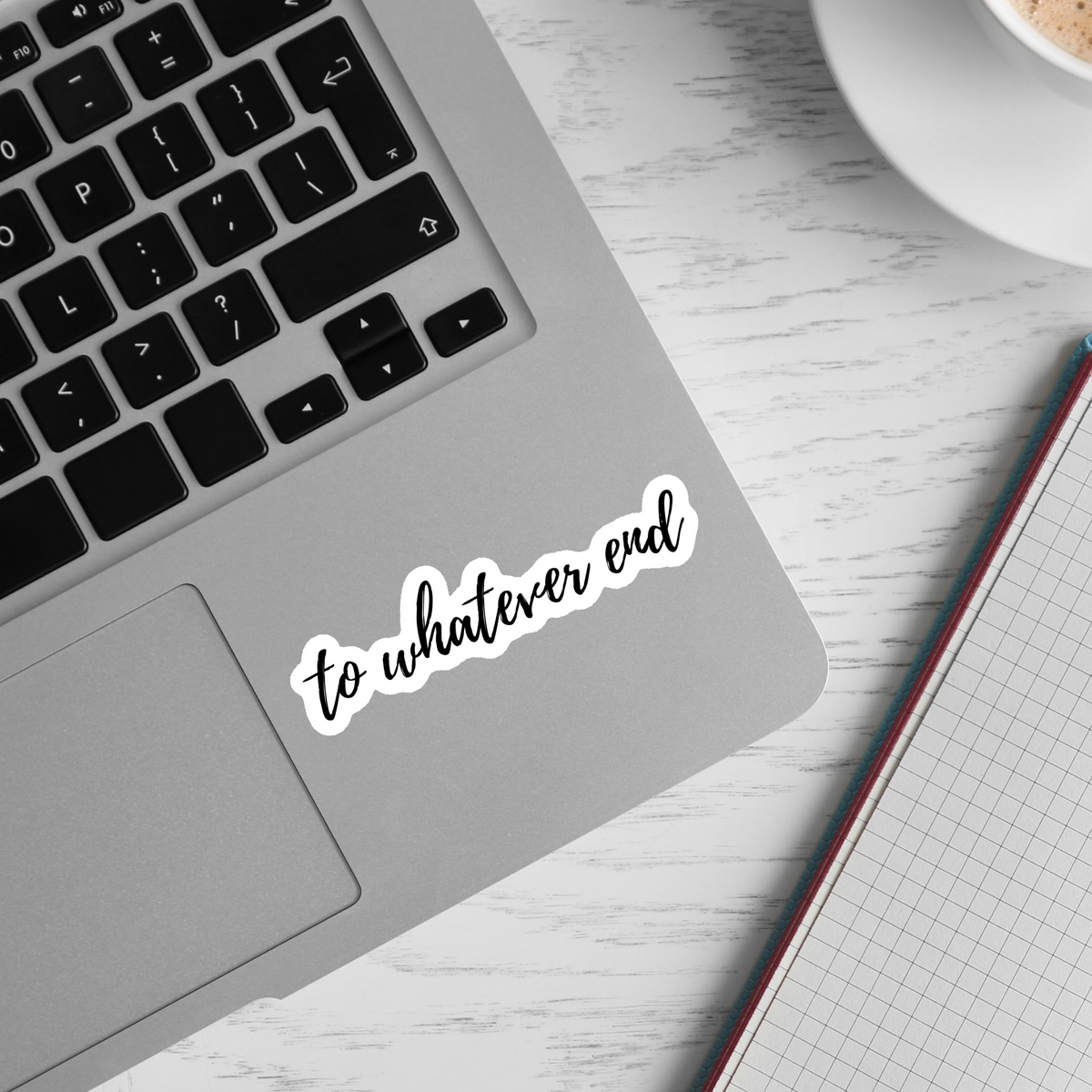 To Whatever End Vinyl Sticker | Throne of Glass | Sarah J Maas | Offic ...